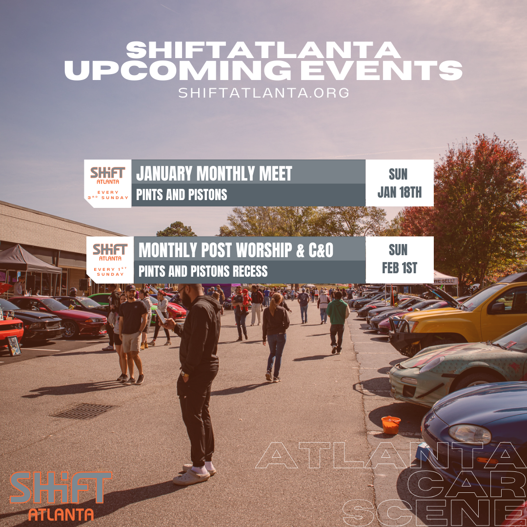 ShiftAtlanta’s 2026 Monthly Meets And Events - Pints and Pistons and ...